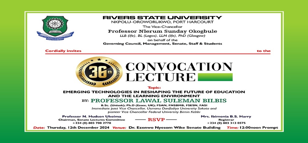 Rivers State University – Official website